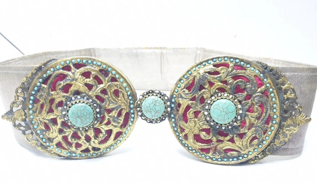 Ancient Vintage Buckle Belt Buckle Ottoman - Etsy