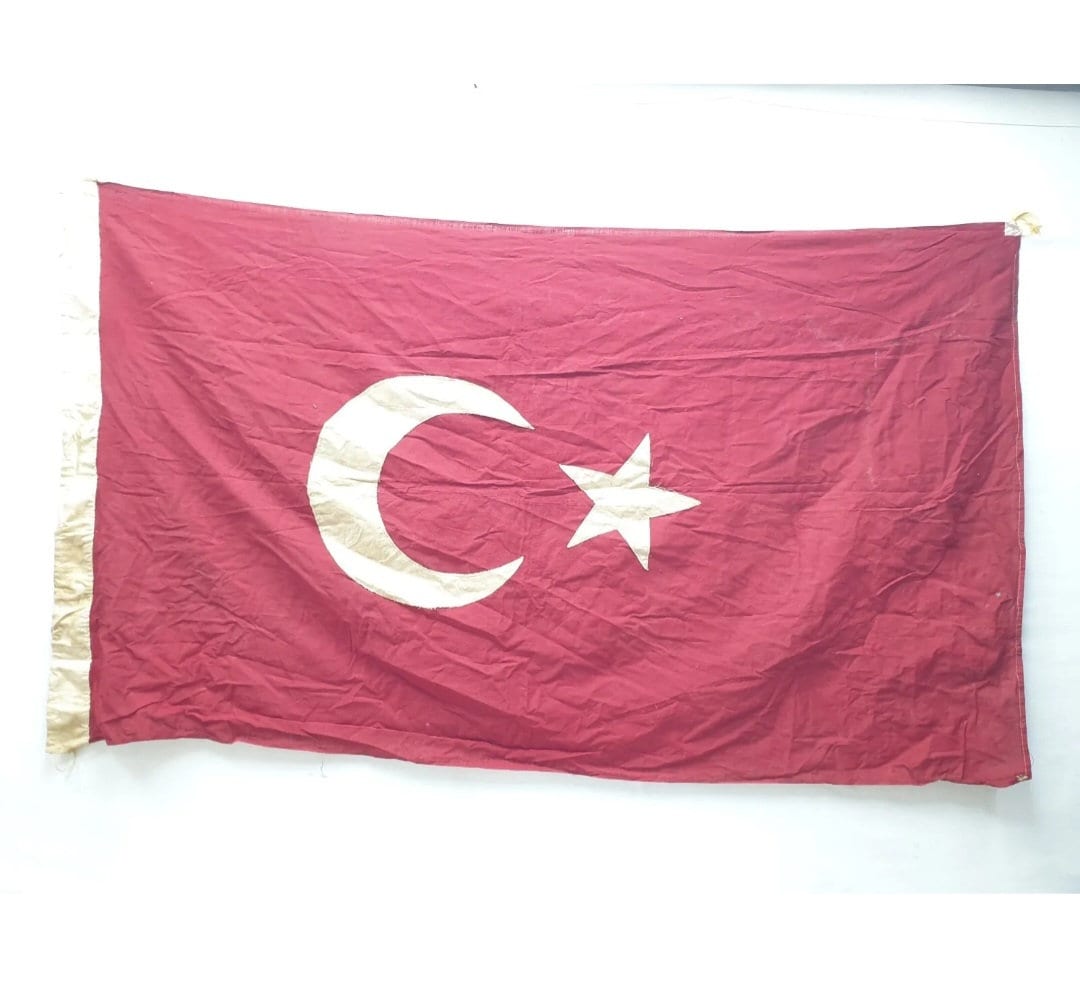 Turkish Ottoman Empire Turkey WW1 Battle Soldier Flag Very RARE - Etsy