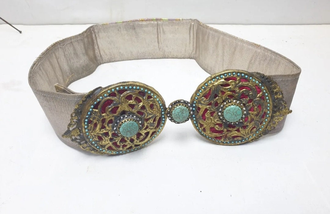 Ancient Vintage Buckle Belt Buckle Ottoman - Etsy