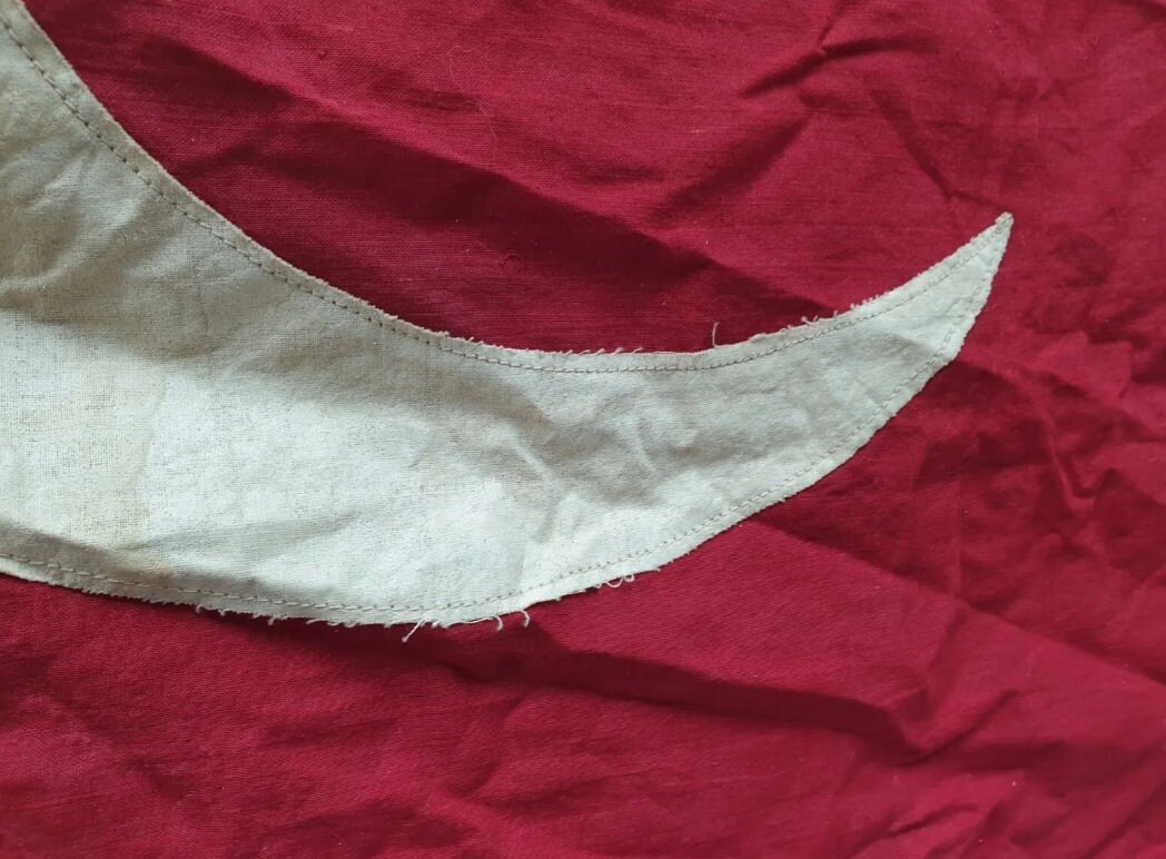 Turkish Ottoman Empire Turkey WW1 Battle Soldier Flag Very RARE - Etsy