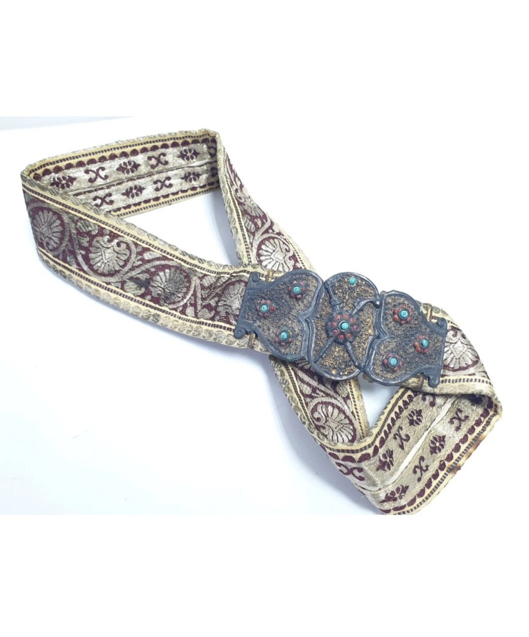 19th Century Ottoman Bronze Belt Buckle, Mixed Metal - Etsy