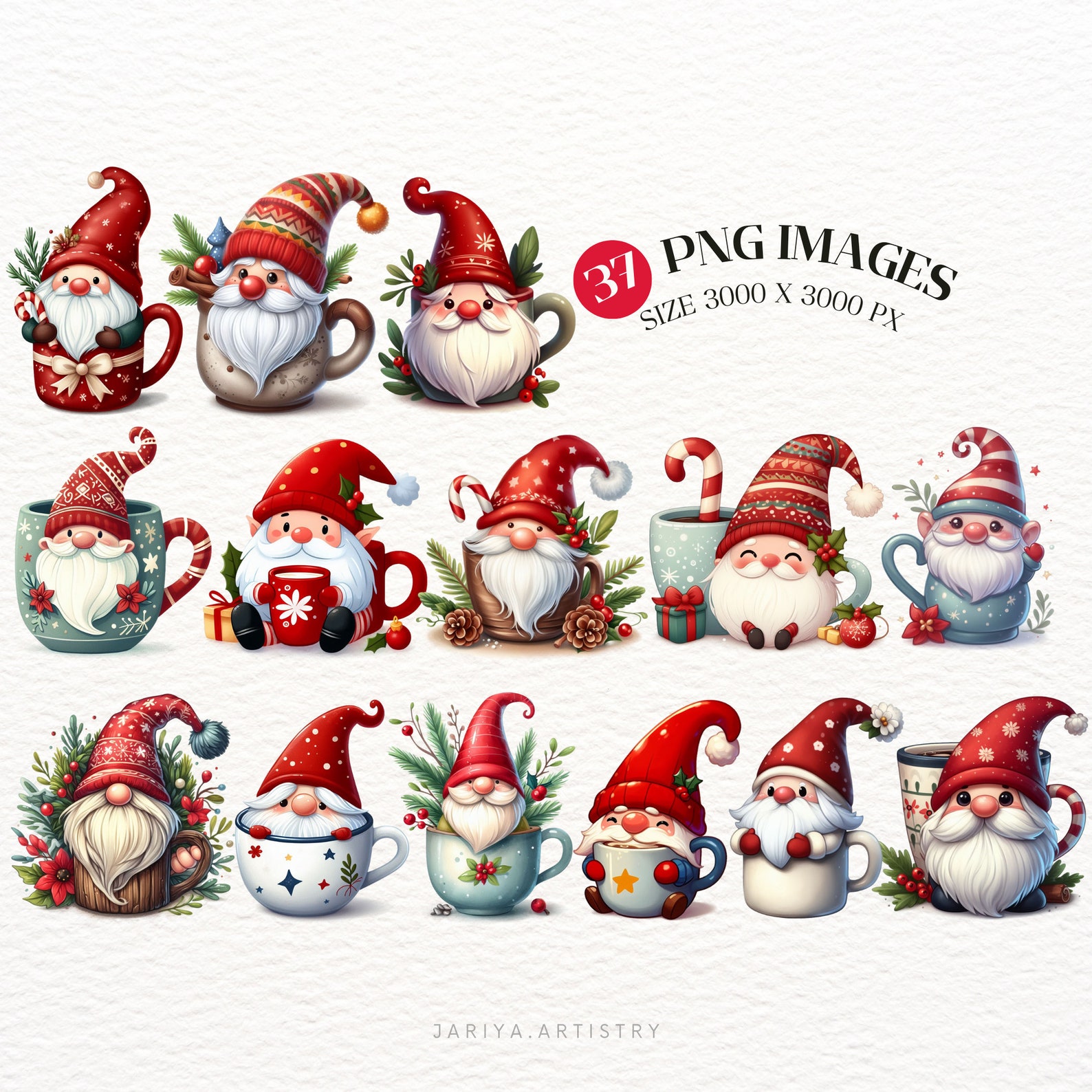 Gnomes Mug Clipart Bundle, Gnomes Mug Clipart PNG, Gnomes Mug Designs ...