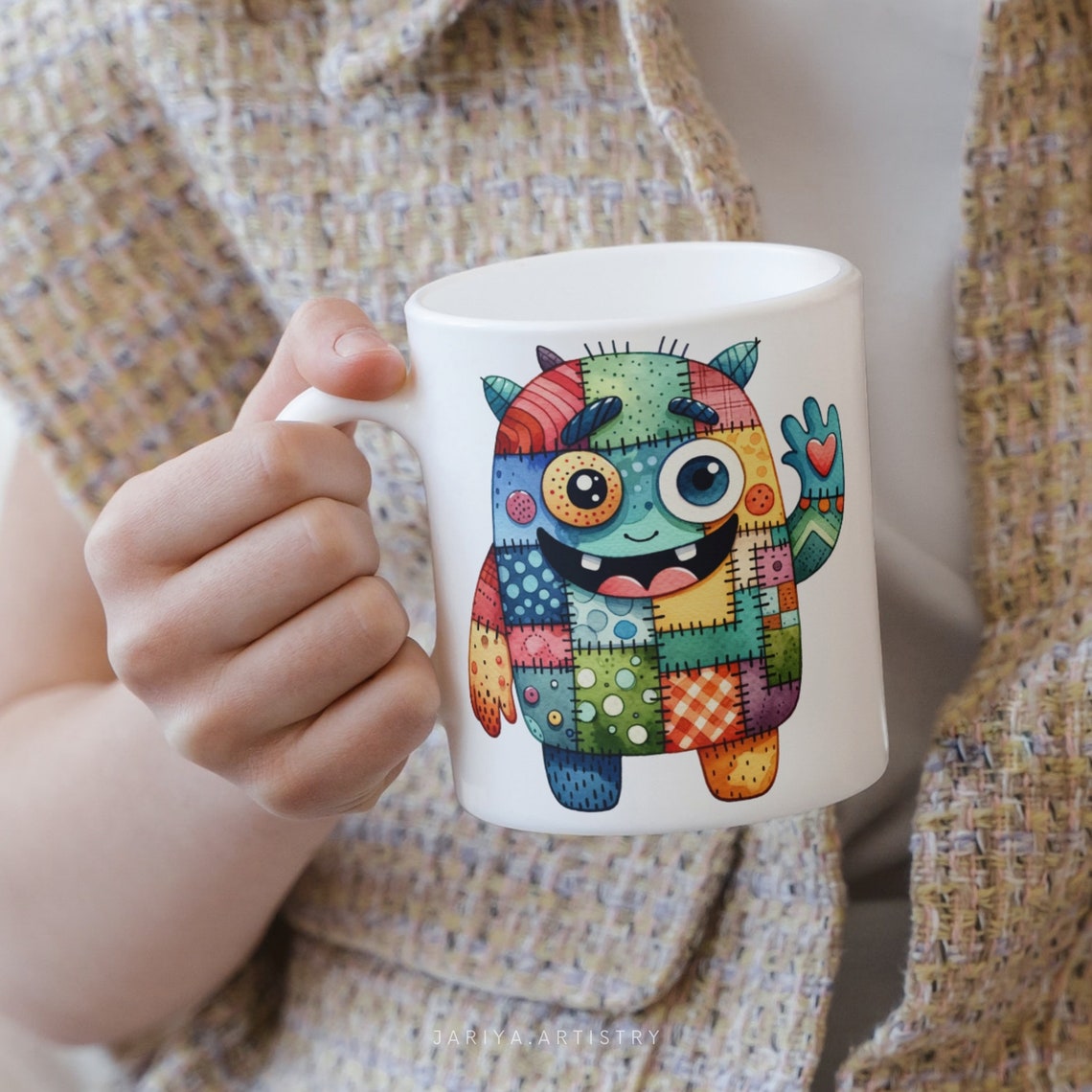 Cute Friendly Monster Clipart Bundle, Cute Monster Clipart PNG, Friendly Monster Designs ...