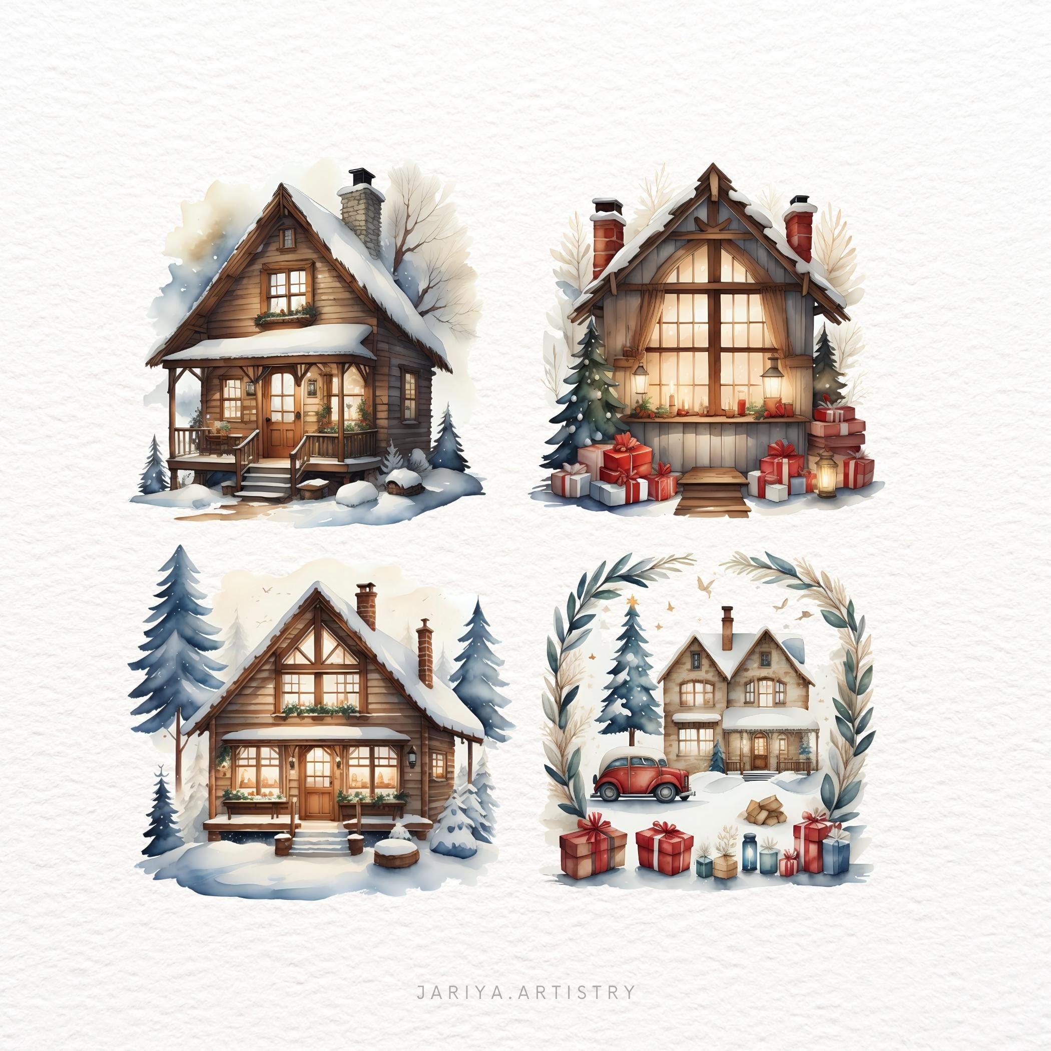 Cozy Christmas Clipart Bundle, Cozy Christmas Clipart PNG, Cozy ...