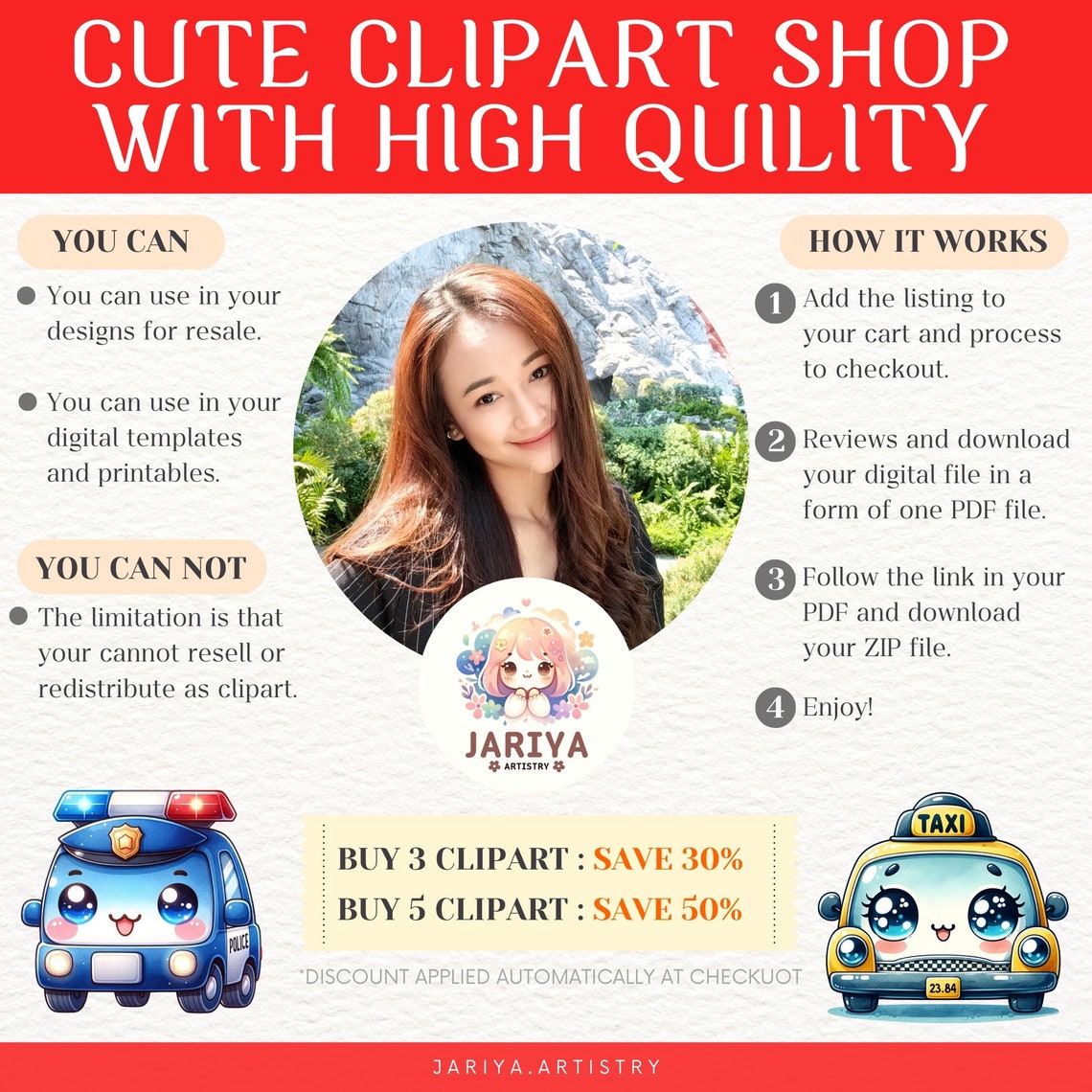 Chibi Style Kawaii Car Clipart Bundle - Cute Vehicle Art Collection ...