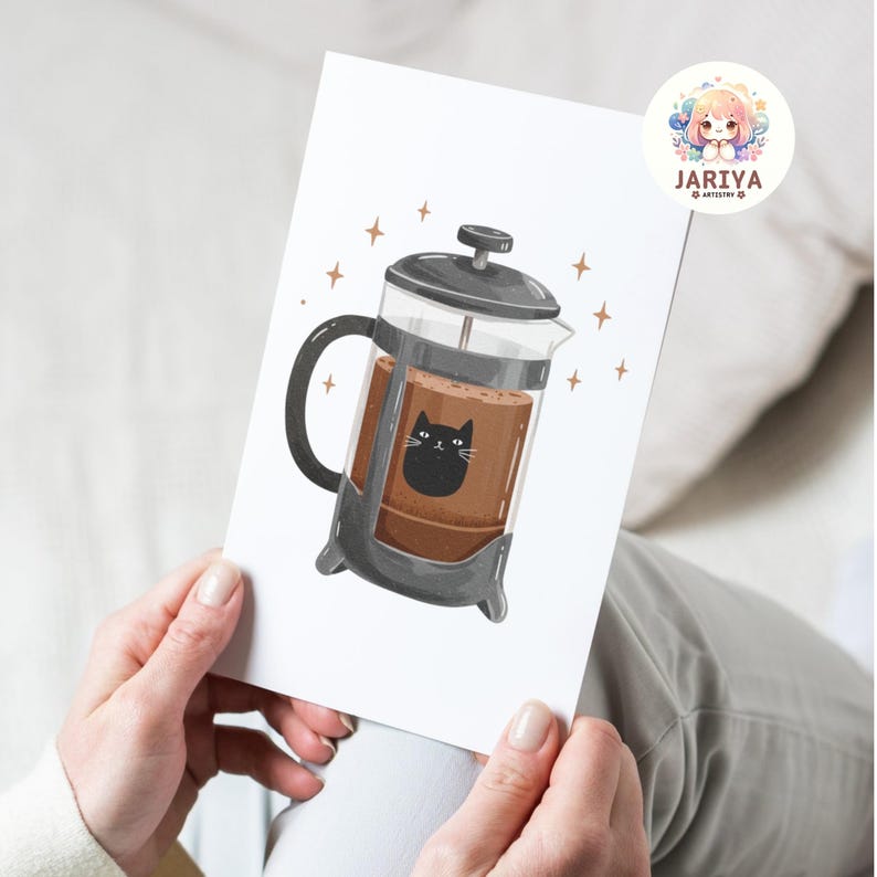 Spooky Halloween Cafe Clipart: Watercolor Coffee Menu Board PNG ...
