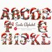 Santa Alphabet Clipart Bundle A-Z Clipart PNG Santa Alphabet - Etsy UK