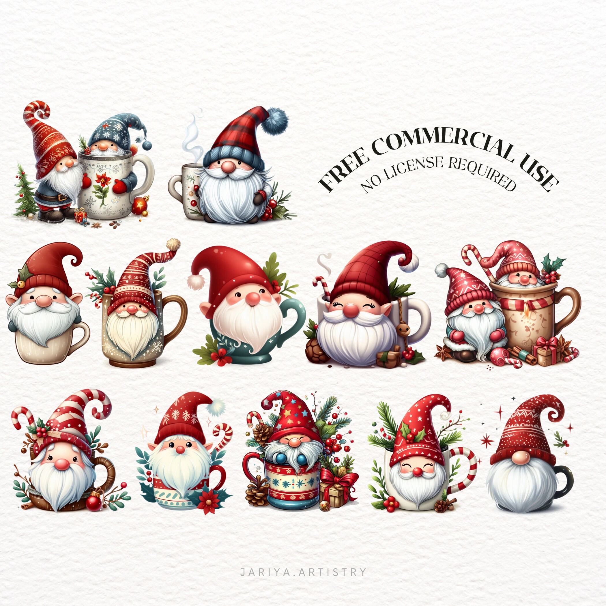 Gnomes Mug Clipart Bundle, Gnomes Mug Clipart PNG, Gnomes Mug Designs ...
