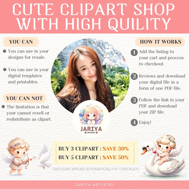 Cute Valentines Cupid Clipart Bundle, Valentine Watercolor PNG ...