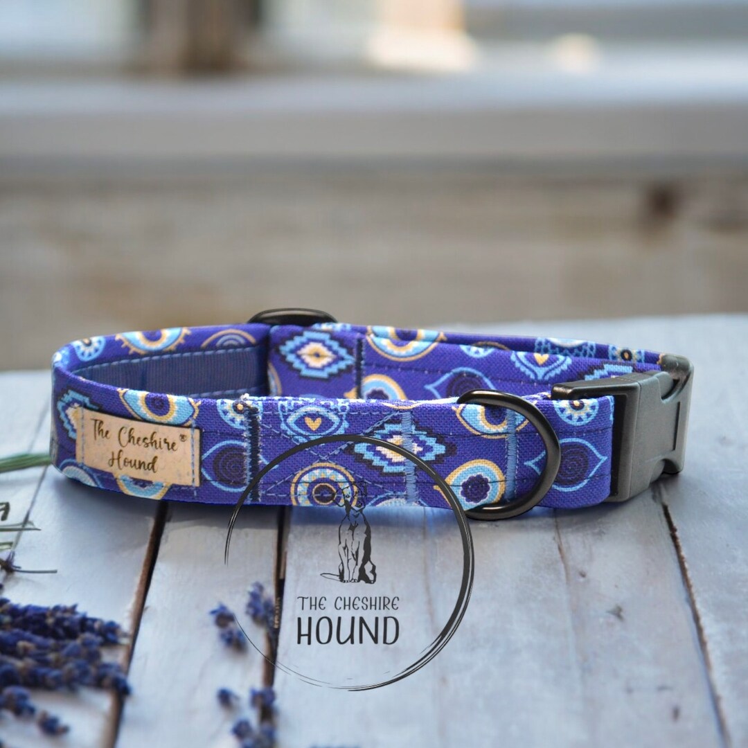 Blue Turkish Third Eye Summer Vibe 100% Organic Cotton Handmade Dog ...