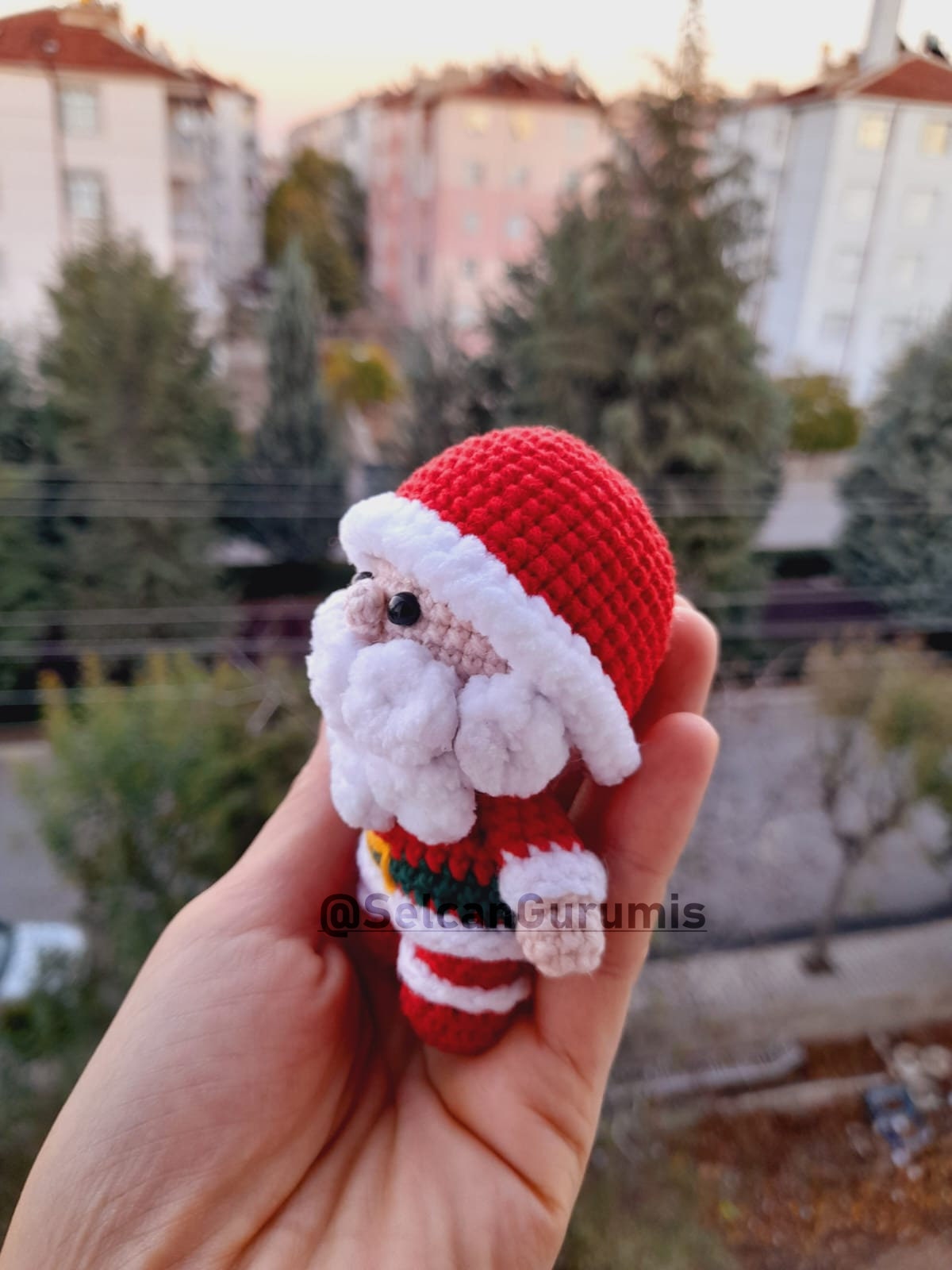 Mini Santa Toy Crochet Pattern - Etsy
