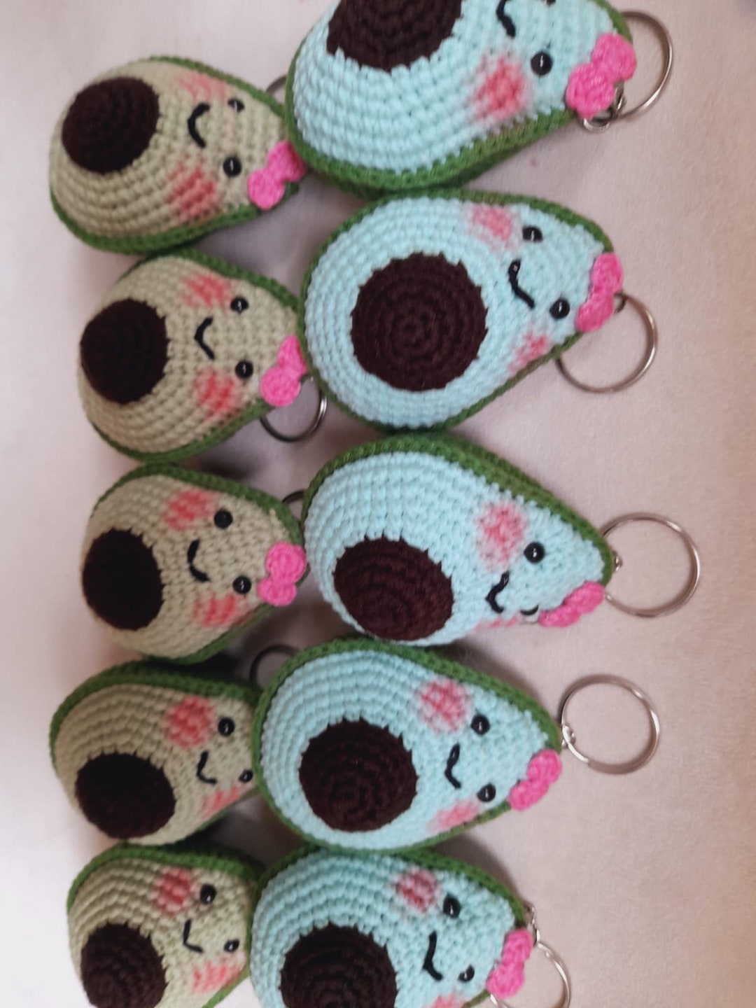 Avocado 10 Key Chain Amigurumi Crochet - Etsy