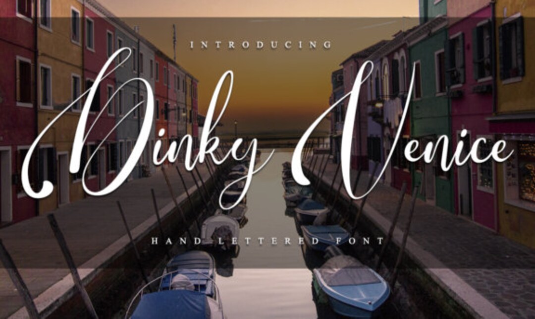 Dinky Venice Font, Bold Fonts for Crafters, Rustic Fonts, Bold Fonts ...
