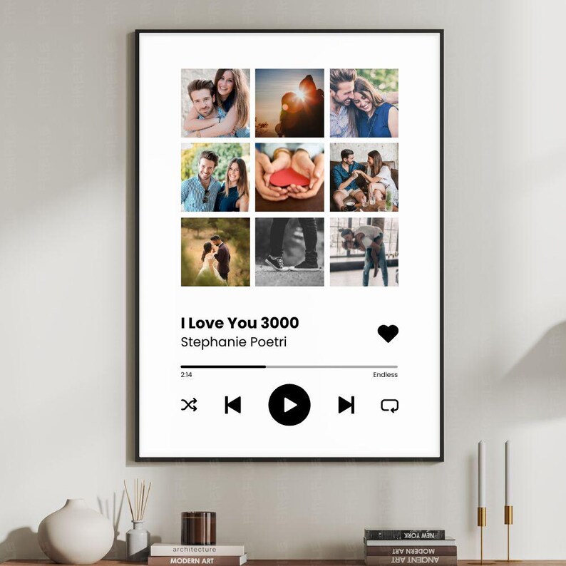Music Player Photo Collage Bundle | Spotify Canva Template ...