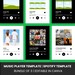 Music Player Photo Collage Bundle | Spotify Canva Template ...