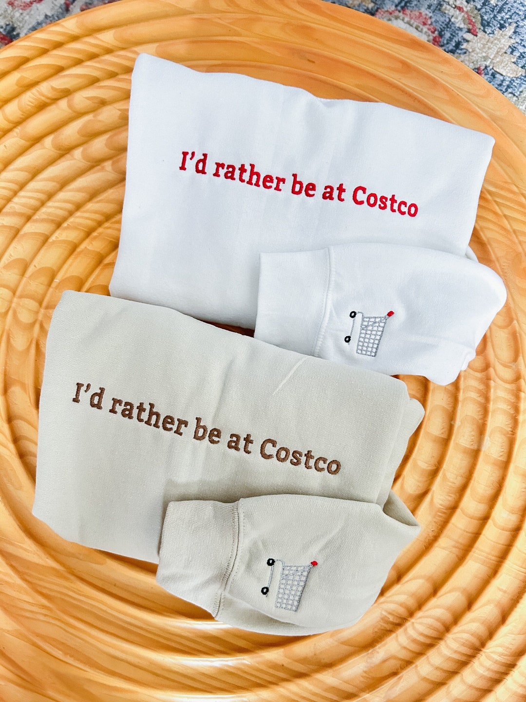 Embroidered I'd Rather Be at Costco Sweatshirt Funny Gifts for Costco ...