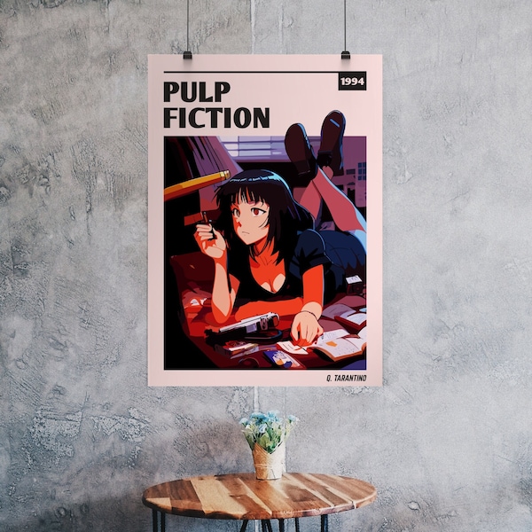 Pulp Fiction Japanese Poster - Etsy