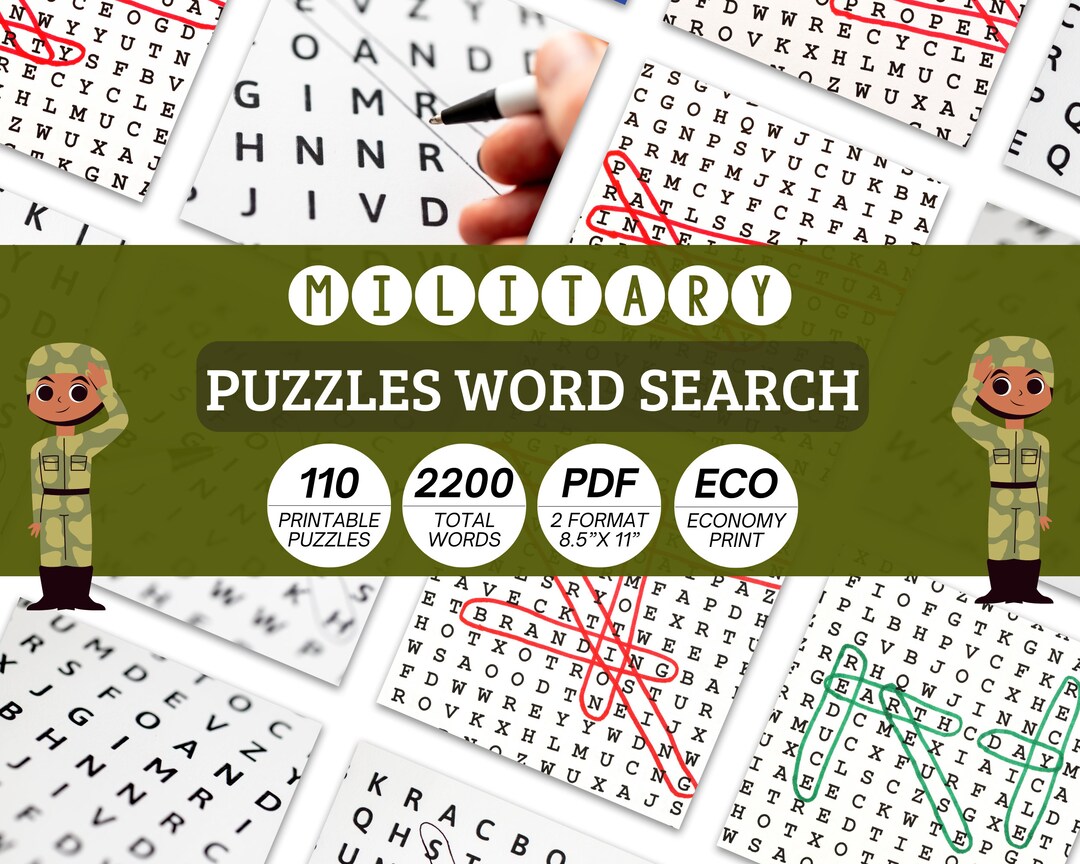 110 Advanced Word Search Puzzle Game Printable Pages for - Etsy