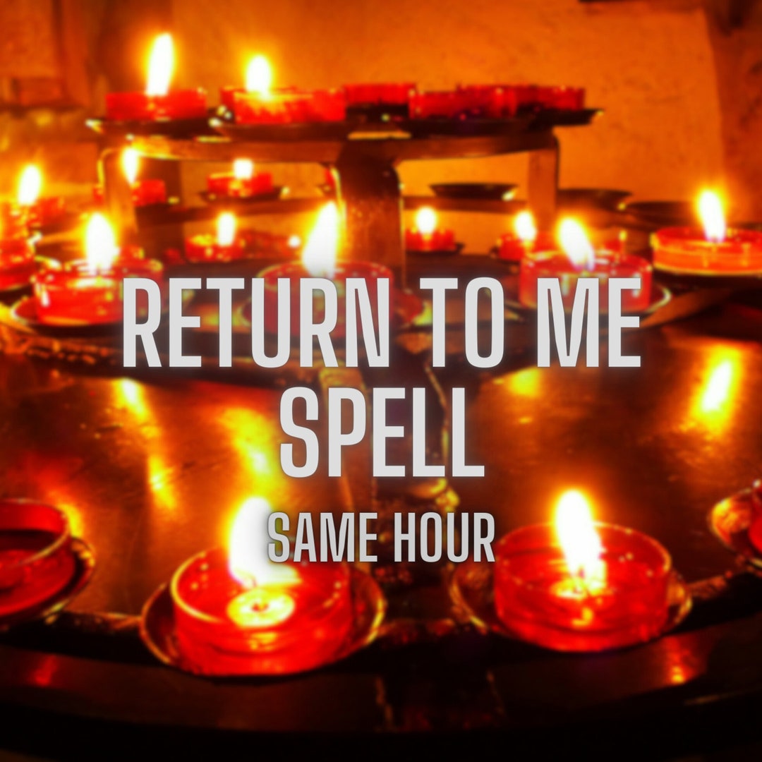 Return to Me Spell Jar, Love Spell, Candle Spell,crystal Magic,fairy ...