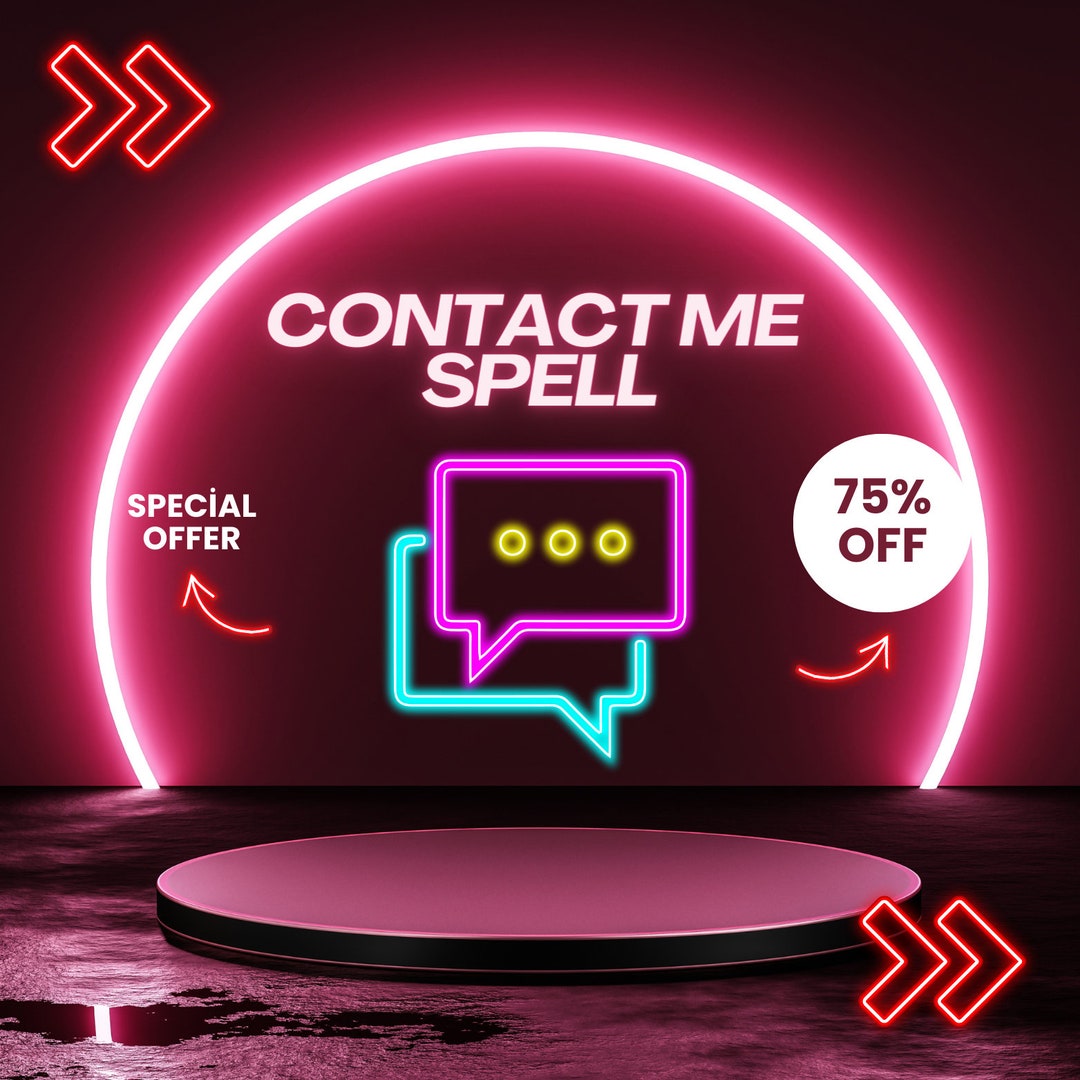 Contact Me Spell Contact to Me Text Me Spell Call Me Spell Miss Me DIY ...