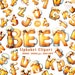A-Z Beer Themed Alphabet Clipart Craft Beer Letters, Digital Download ...
