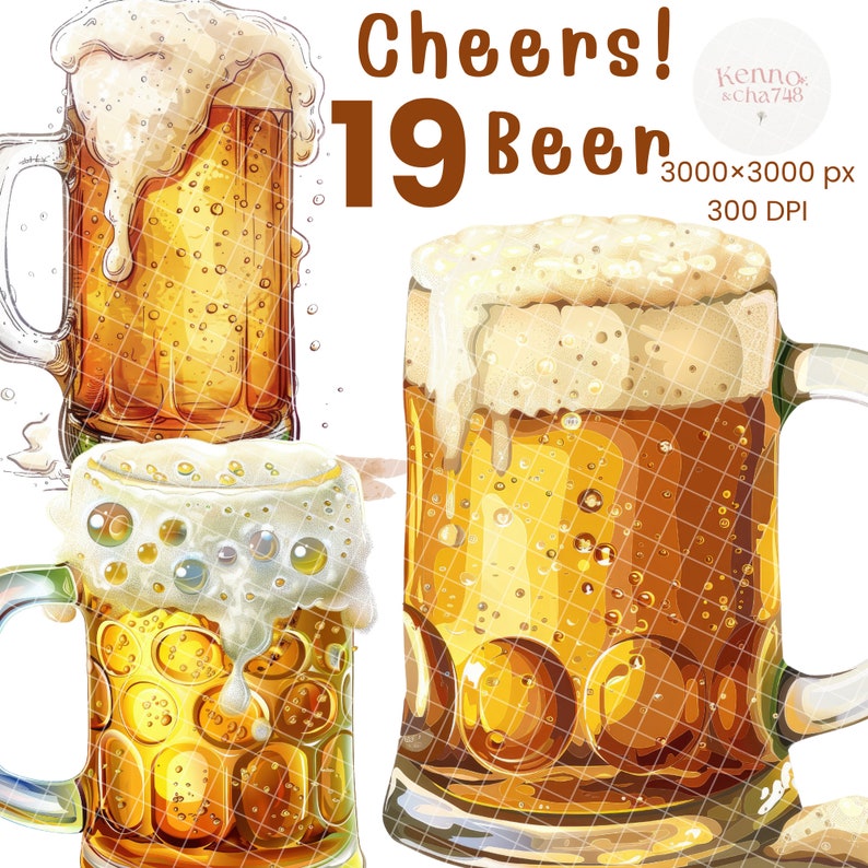 Beer Themed Alphabet Clipart Craft Beer Letters, Digital Download ...