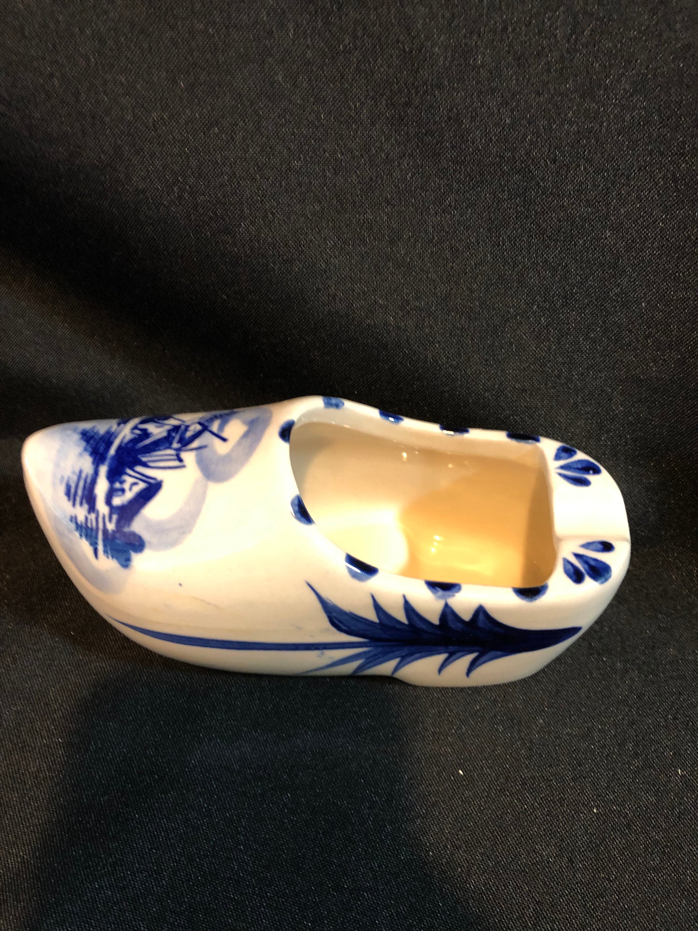 Delft "wooden Shoe" Shaped Ashtray or Trinket Box - Etsy