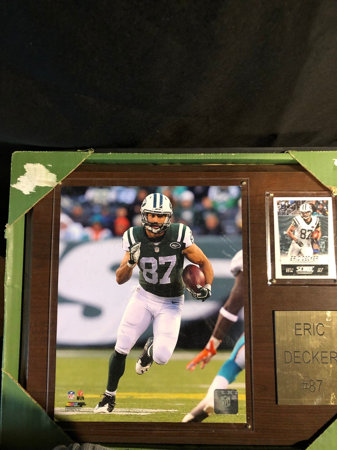 NFL Plaque of Eric Decker - NY Jets - Etsy