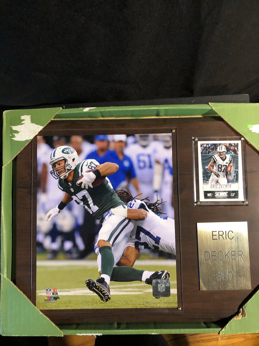 NFL Plaque of Eric Decker - NY Jets - Etsy