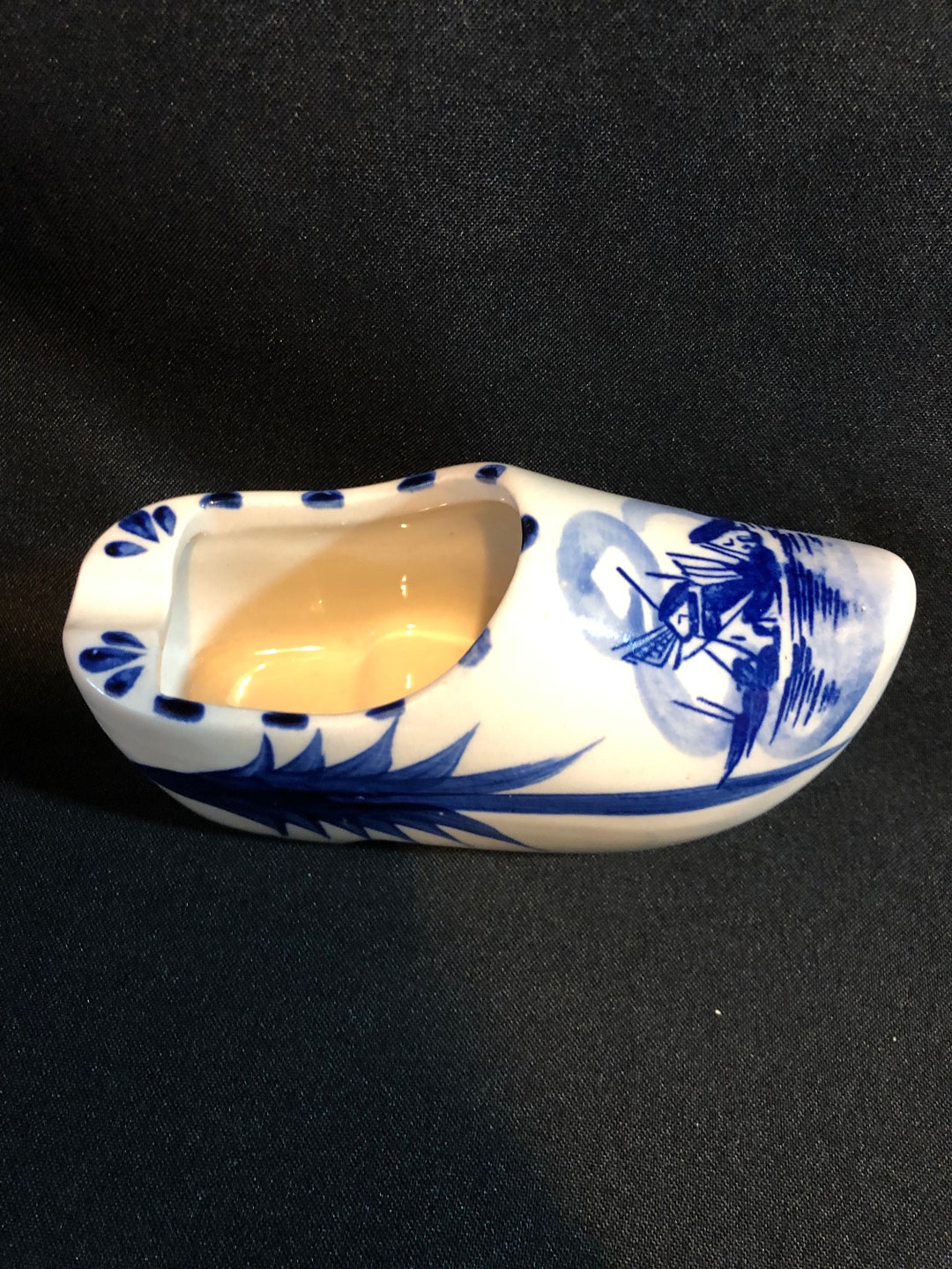 Delft "wooden Shoe" Shaped Ashtray or Trinket Box - Etsy