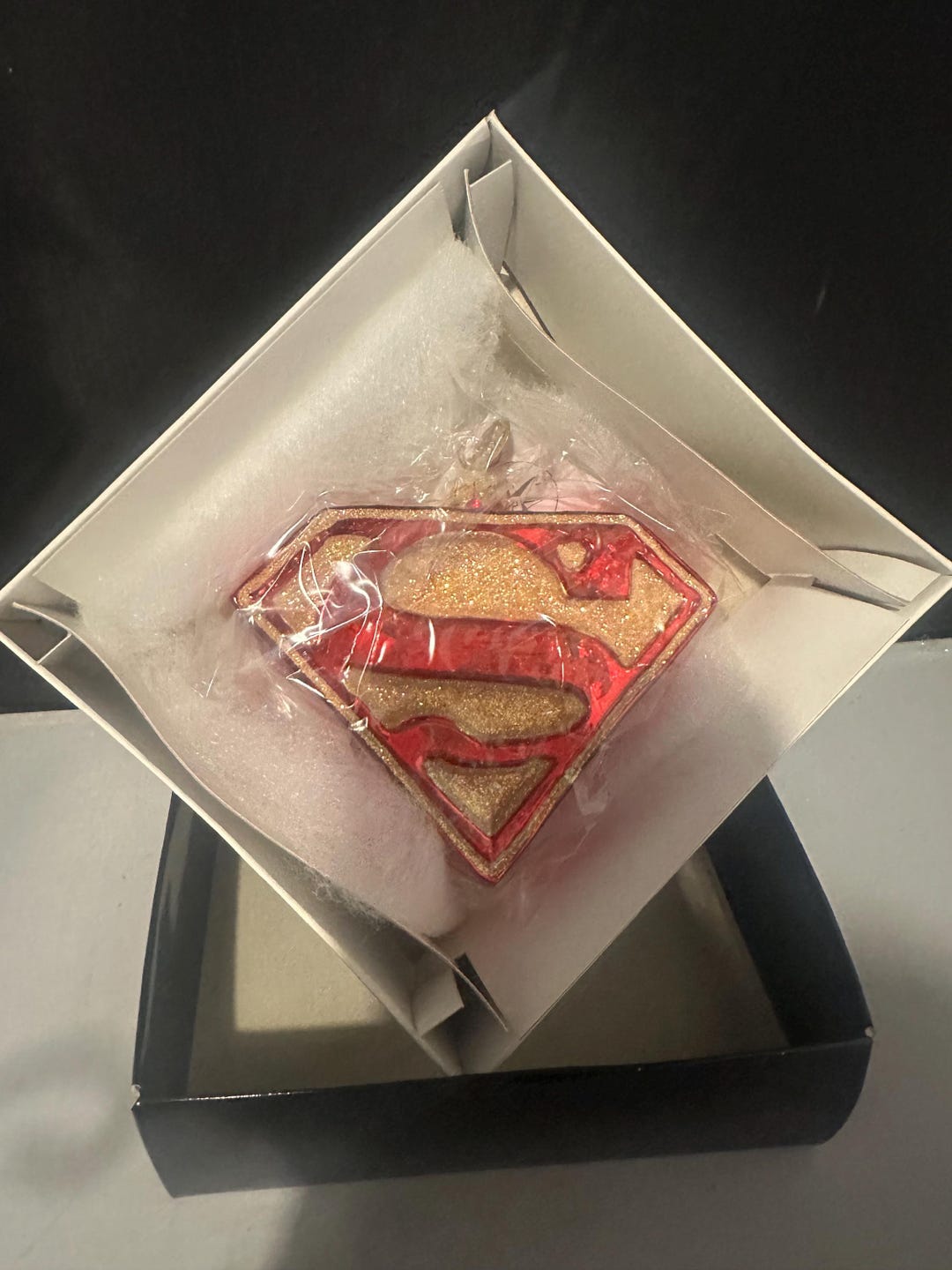 Vintage Christopher Radko Superman Logo Ornament - New in Box - Etsy