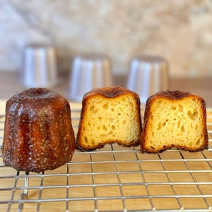 French Pastries-canneles (canelé De Bordeaux) Organic Ingredients, Made ...