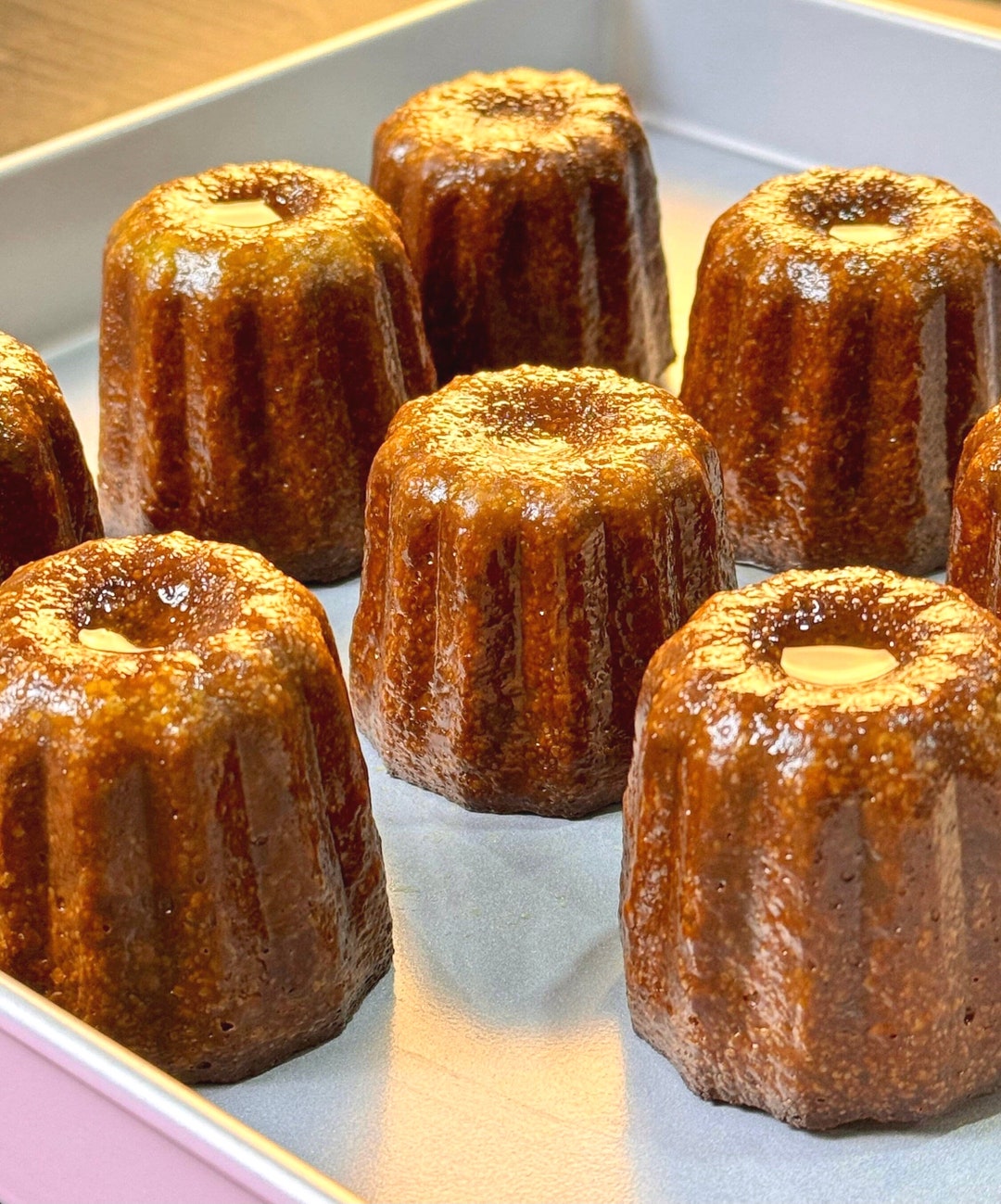 French Pastries-canneles (canelé De Bordeaux) Organic Ingredients, Made ...