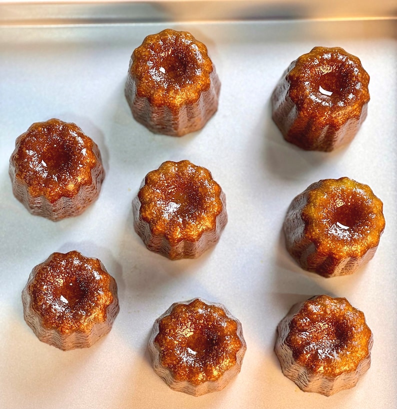 French Pastries-canneles (canelé De Bordeaux) Organic Ingredients, Made ...