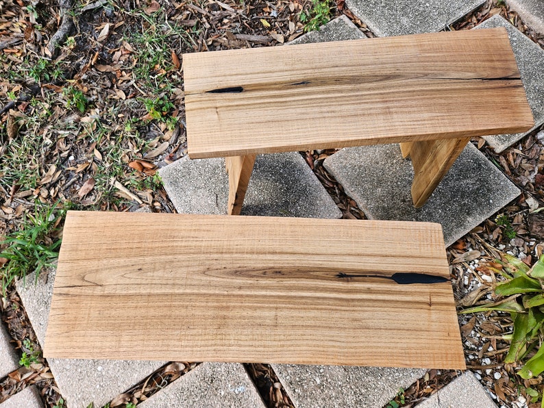 Rustic Wood Bench Set Farmhouse Decor Handmade Wood Benches - Etsy