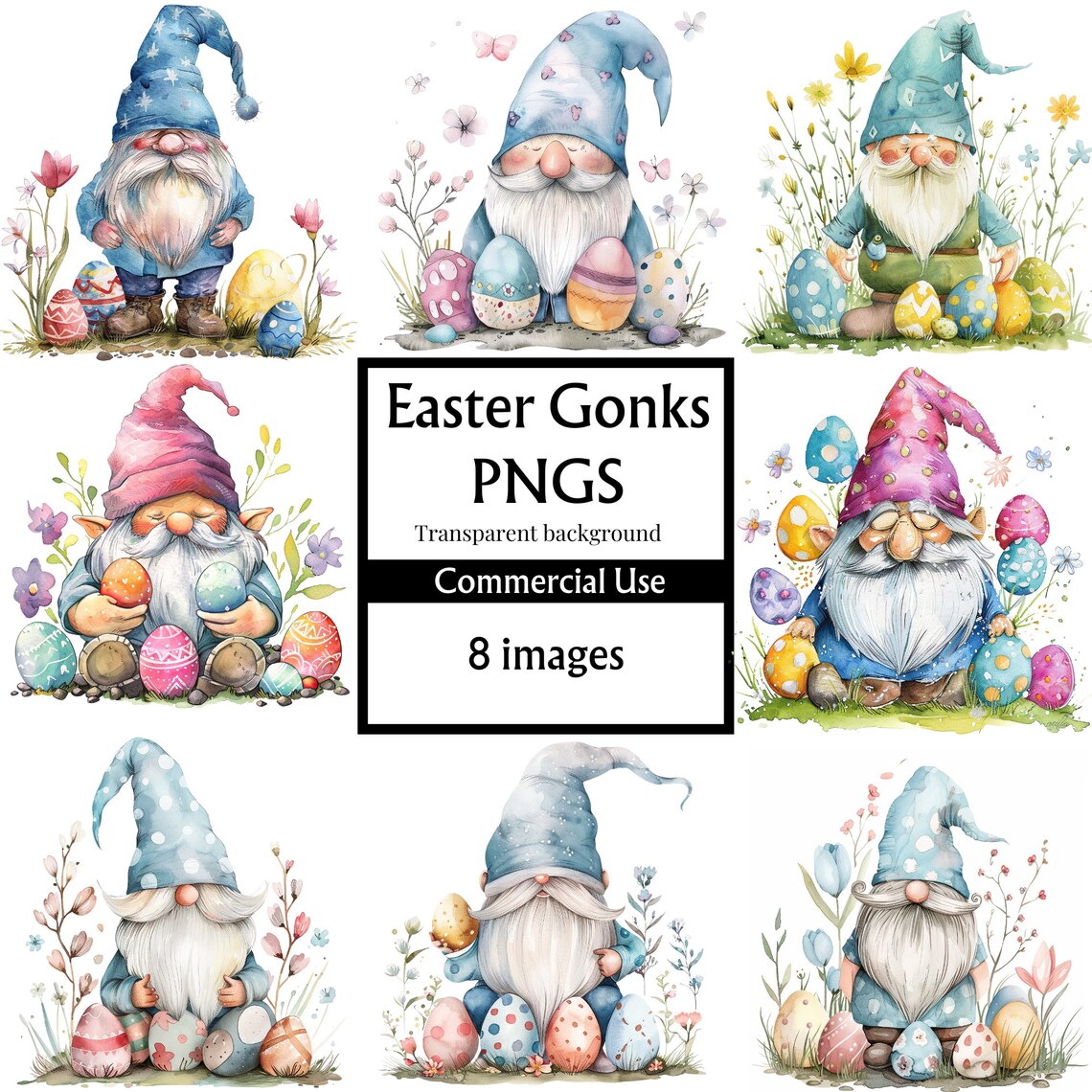 Easter Gonk Pastel and Neutral Colours Easter Egg Gonk Digital Download ...