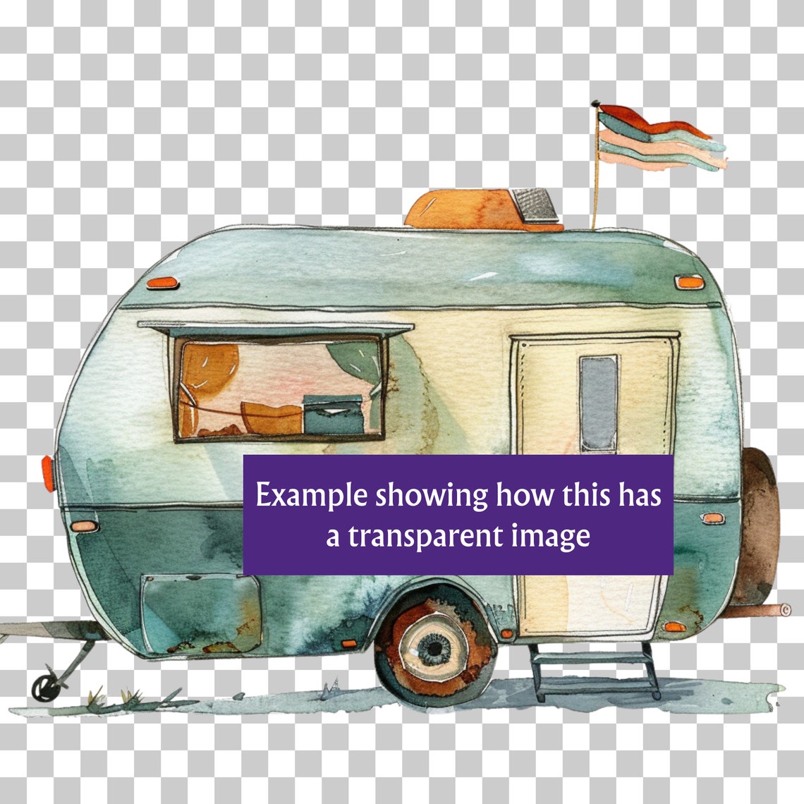 Cute Caravan Clipart,printable Image, Sublimation,camping Png ...