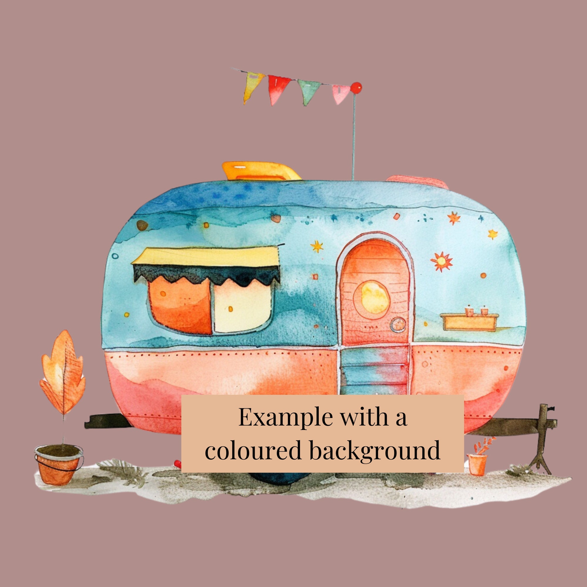 Cute Caravan Clipart,printable Image, Sublimation,camping Png ...