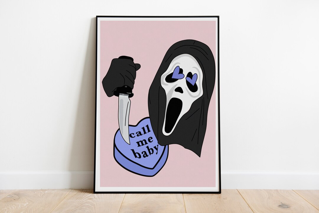 Scream Illustration for Print Scream Wall Art Printable Art - Etsy