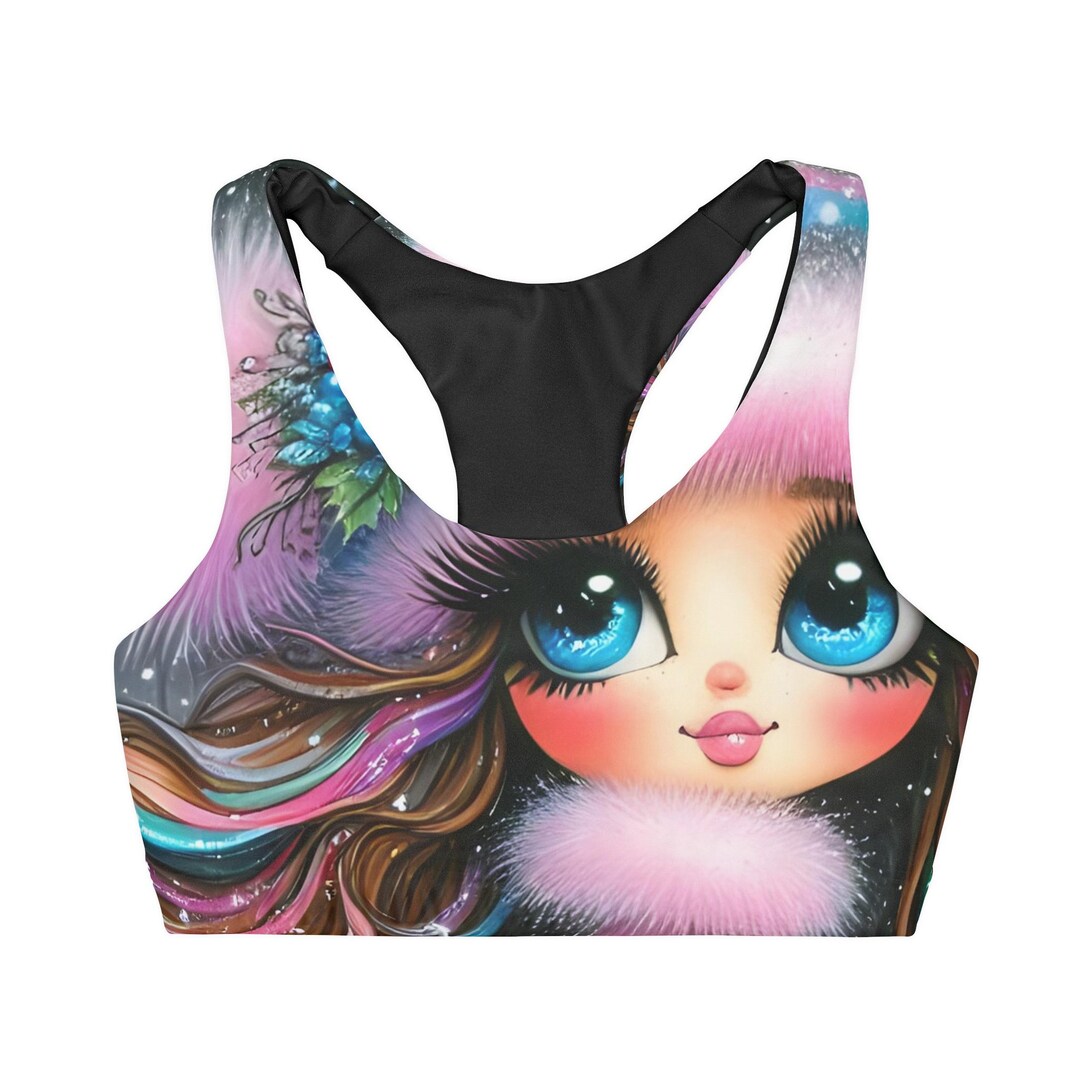 Rainbow Holiday Bratz Merry Christmas Girls' Double Lined Seamless ...