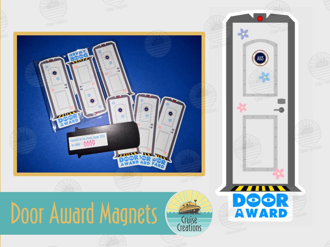 Door Award Magnets 6 Pack Monsters Inc Theme - Etsy