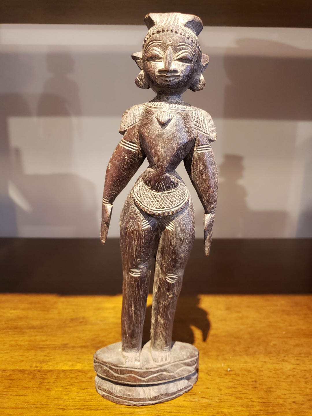 Vintage Marapachi Wooden Doll in Carved Rosewood - Traditional Indian ...