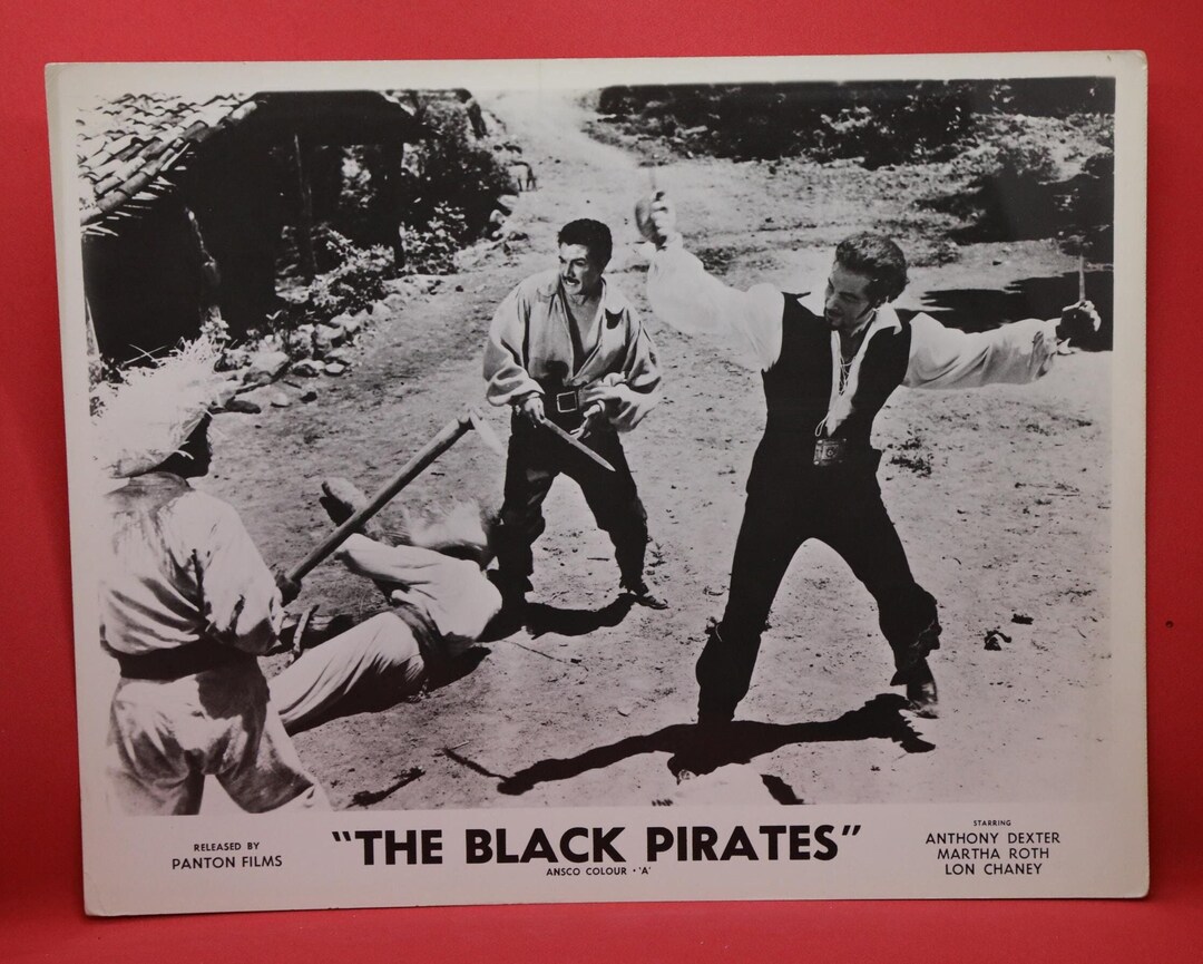 Vintage Collectable the Black Pirates Lobby Card - Etsy