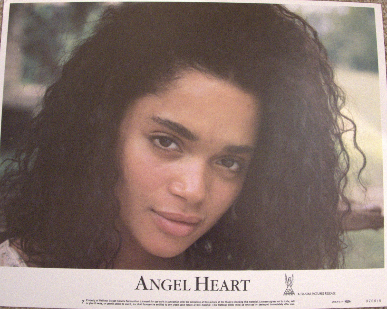 Angel Heart Epiphany Headshot Lobby Card - Etsy