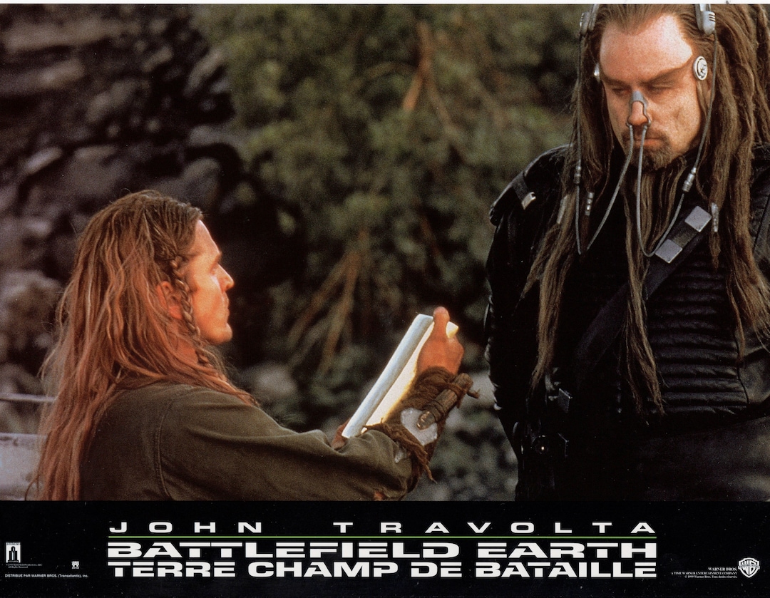 Battlefield Earth Johnny and Terl French Lobby Card - Etsy