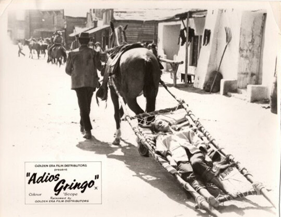 Lobby Card for "adios Gringo" Woman on a Stretcher - Etsy