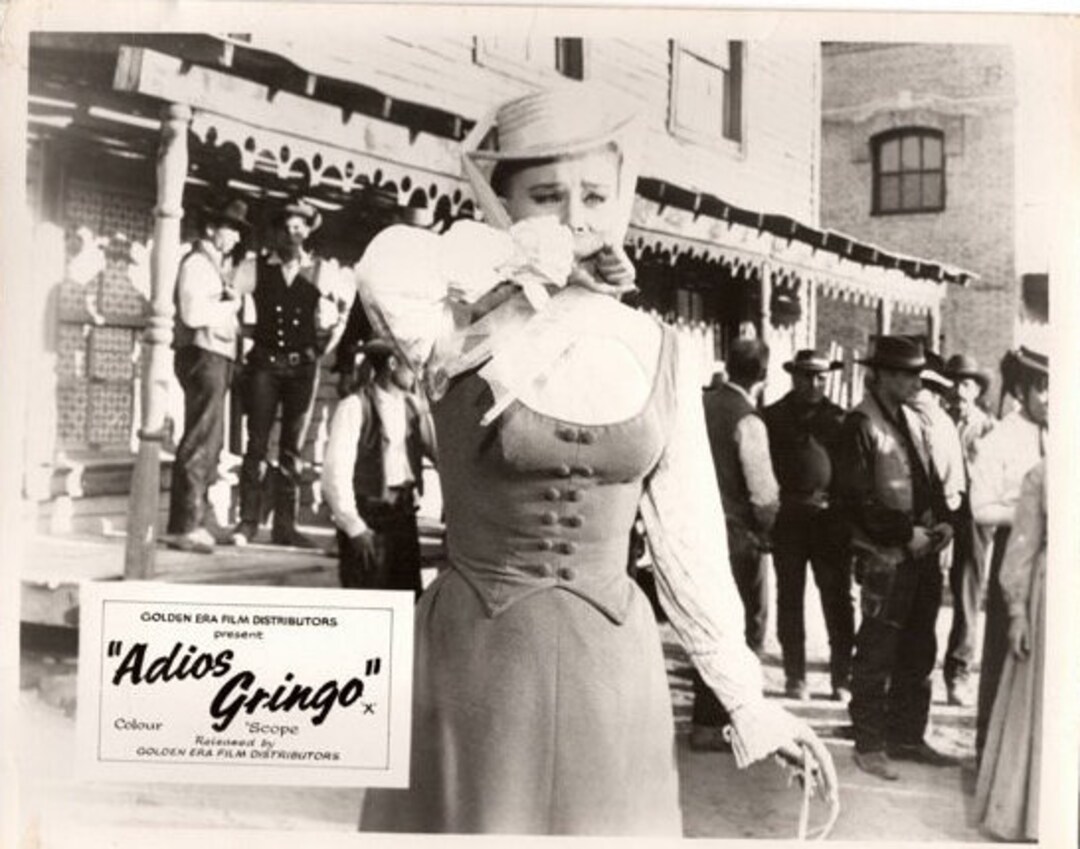 Lobby Card for "adios Gringo" Crying Woman - Etsy