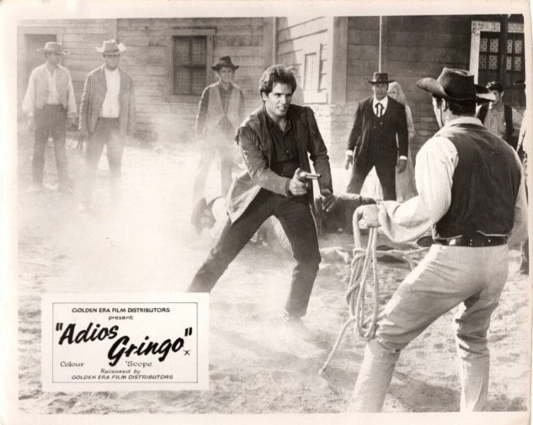 Lobby Card for "adios Gringo" Gun Fight - Etsy