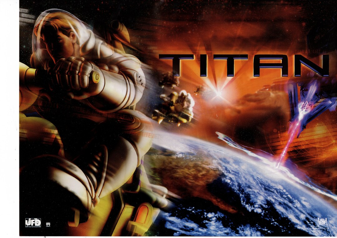 Titan Title French Lobby Card - Etsy