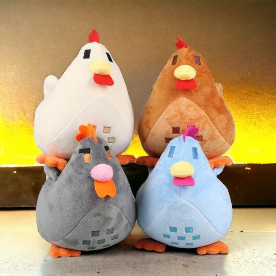 Stardew Valley Plushie Stardew Valley Chicken Plushie Stuffed - Etsy
